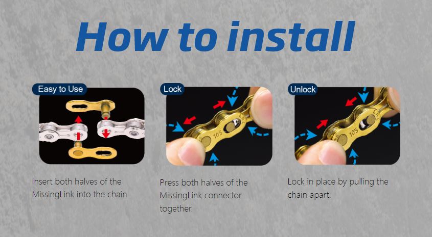 KMC MISSING LINK CHAIN CONNECTOR 6-7-8 SPEED | Wize Rides