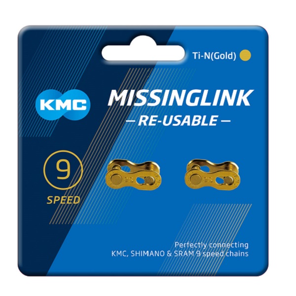 KMC MISSING LINK CHAIN CONNECTOR 9 SPEED | Wize Rides